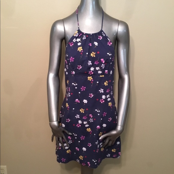 Rampage | Dresses | Vintage Rampage Blue Floral Halter Dress | Poshmark
